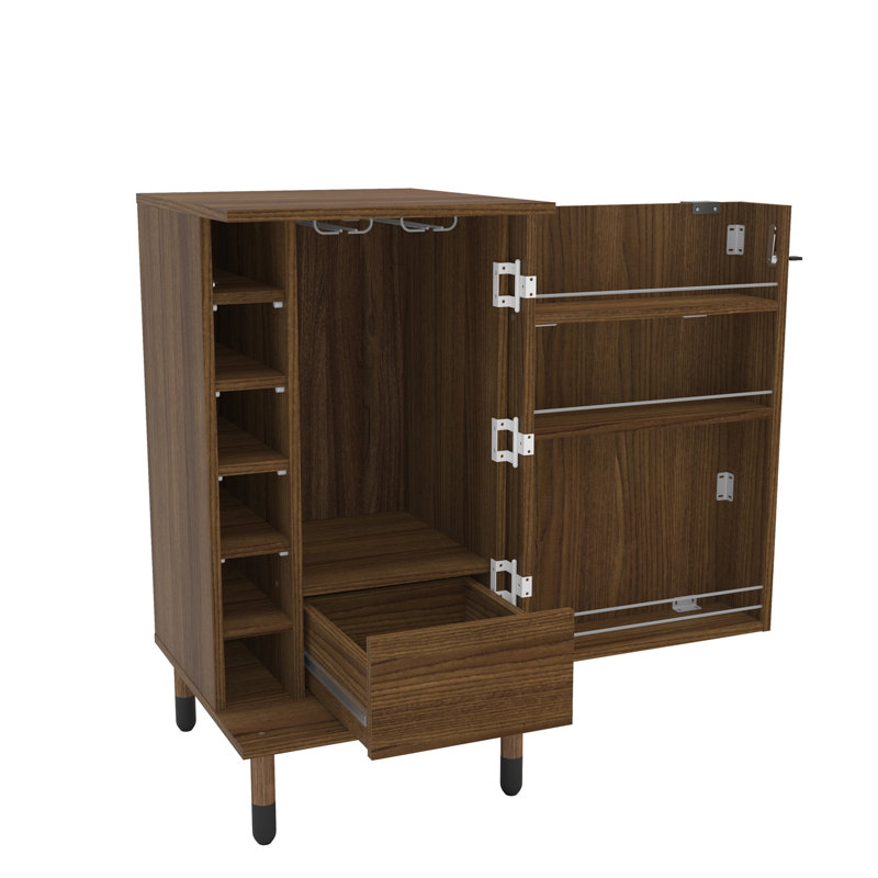 Boahaus expandable bar cabinet store